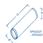 600MM DIA. CONCRETE PIPE. SPIGGOT-SPIGGOT - Milcast